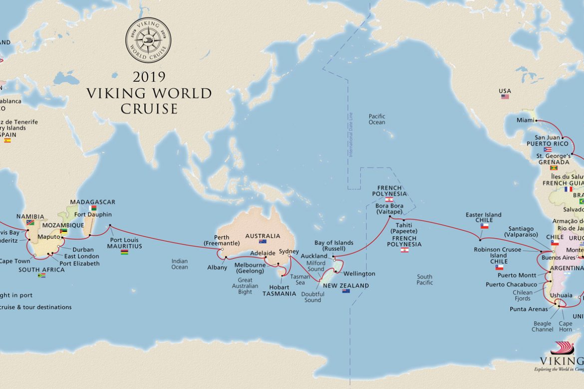 Viking Announces Second World Cruise for Fourth Ship - Travel ...