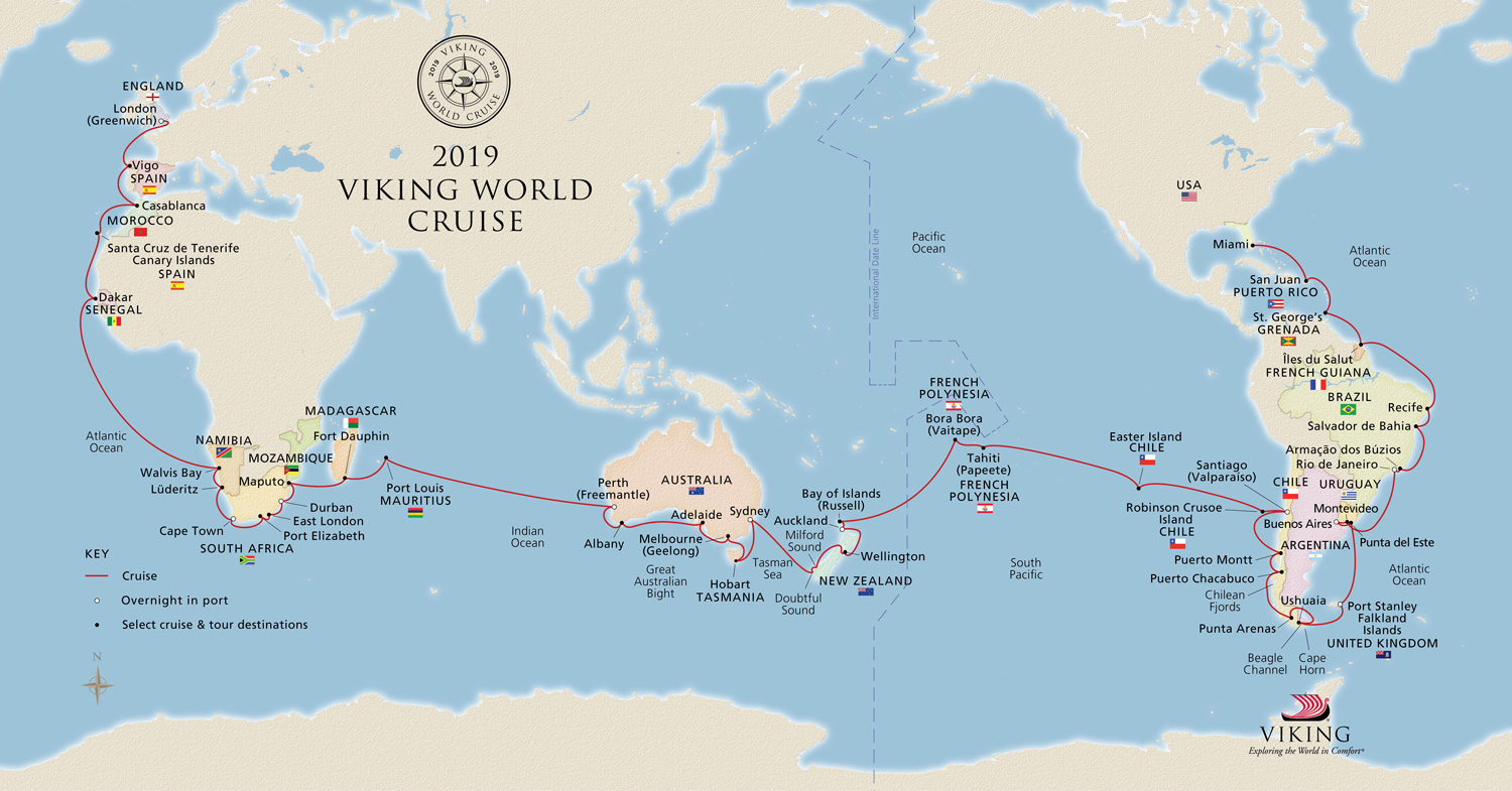 Viking Announces Second World Cruise for Fourth Ship - Travel ...