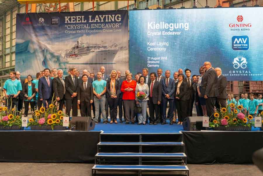 Crystal Endeavor’s Keel Laying Marks Next Construction Milestone For ...