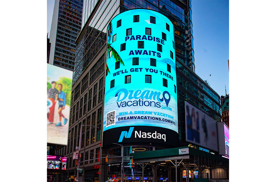 Dream Vacations Lights Up Times Square, Bringing Unforgettable Travel ...